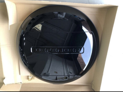 GENUINE LAND ROVER DEFENDER 90/110 L663 SPARE WHEEL COVER BLACK EDITION ...