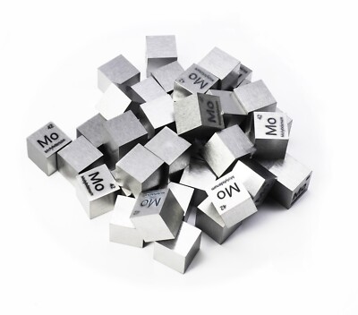 Molybdenum Metal 10mm Density Cube 99.95% for Element Collection USA ...