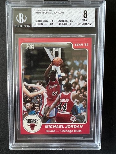 1984 Star Michael Jordan #101 BGS 8 Rookie. Strong Subs. | eBay
