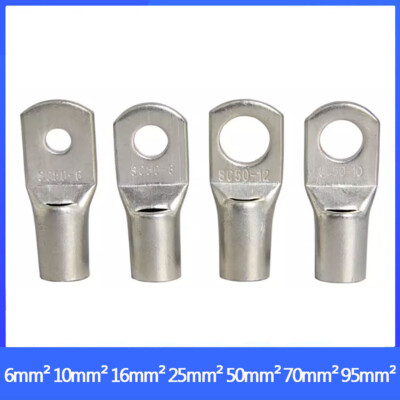 Copper Tube Terminals Terminal Battery Welding Cable Lug Ring Crimp ...