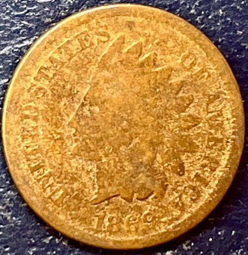 1869/8 INDIAN HEAD CENT GOOD CONDITION! KEY DATE COIN!! 0117-25 | eBay