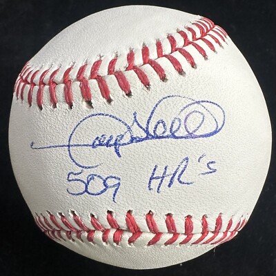 Gary Sheffield 509 HR Signed Baseball JSA | eBay