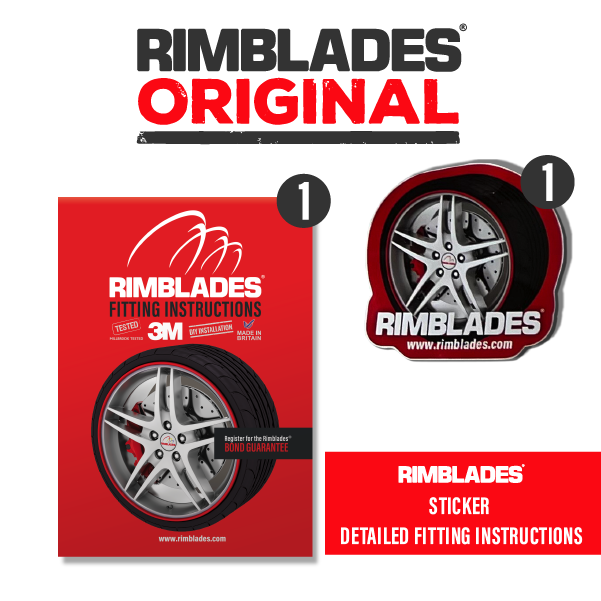 BLACK Rimblades Original - LATEST NEW DELUXE Alloy Wheel Rim Protectors ...