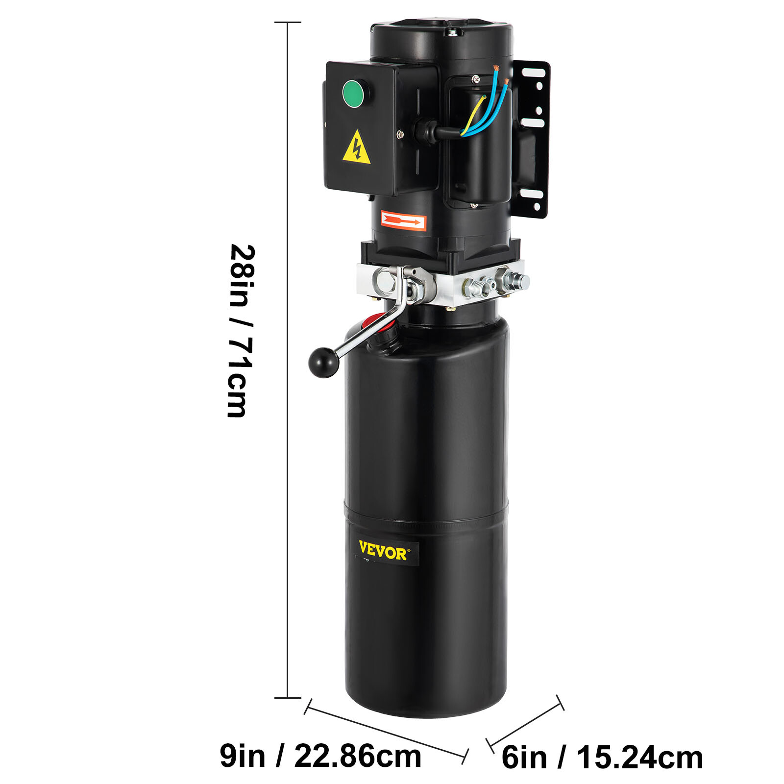 VEVOR 110v Hydraulic Pump 2.64 Gallon/10 quart Auto Car Lift Power Unit ...