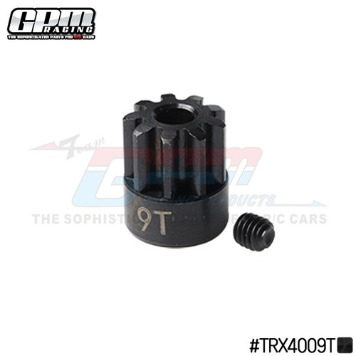GPM Steel 9T Pinion Gear For TRAXXAS 1/10 TRX4 Defender TRX6 Mercedes ...