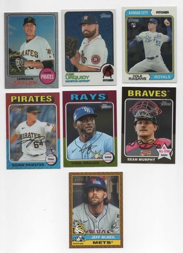Topps Heritage Baseball Card Lot (7) all serial numbered | eBay