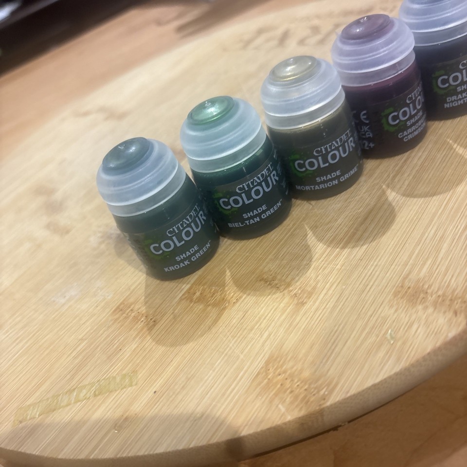 Citadel Paints Shade Bundle X5 New Sealed Warhammer 40k Games Workshop ...