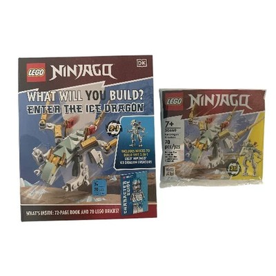 Lego NINJAGO 2 in 1 Ice Dragon Creature and 72 Page Character Book | eBay