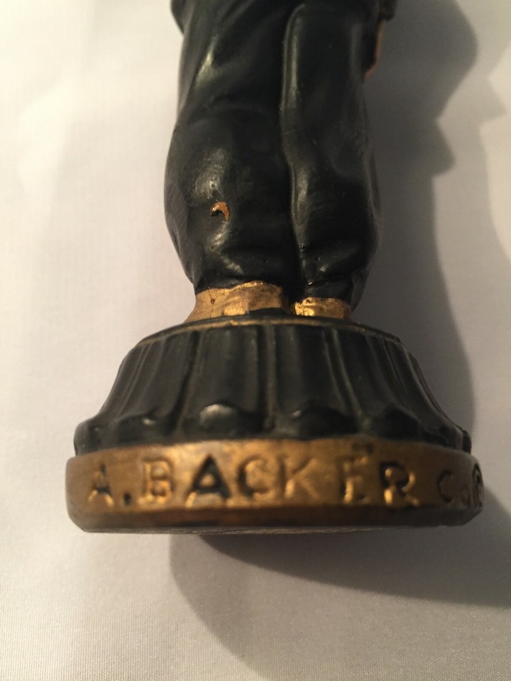 Vintage Chalkware Figurines Asian Couple Alexander Backer Co Hand ...