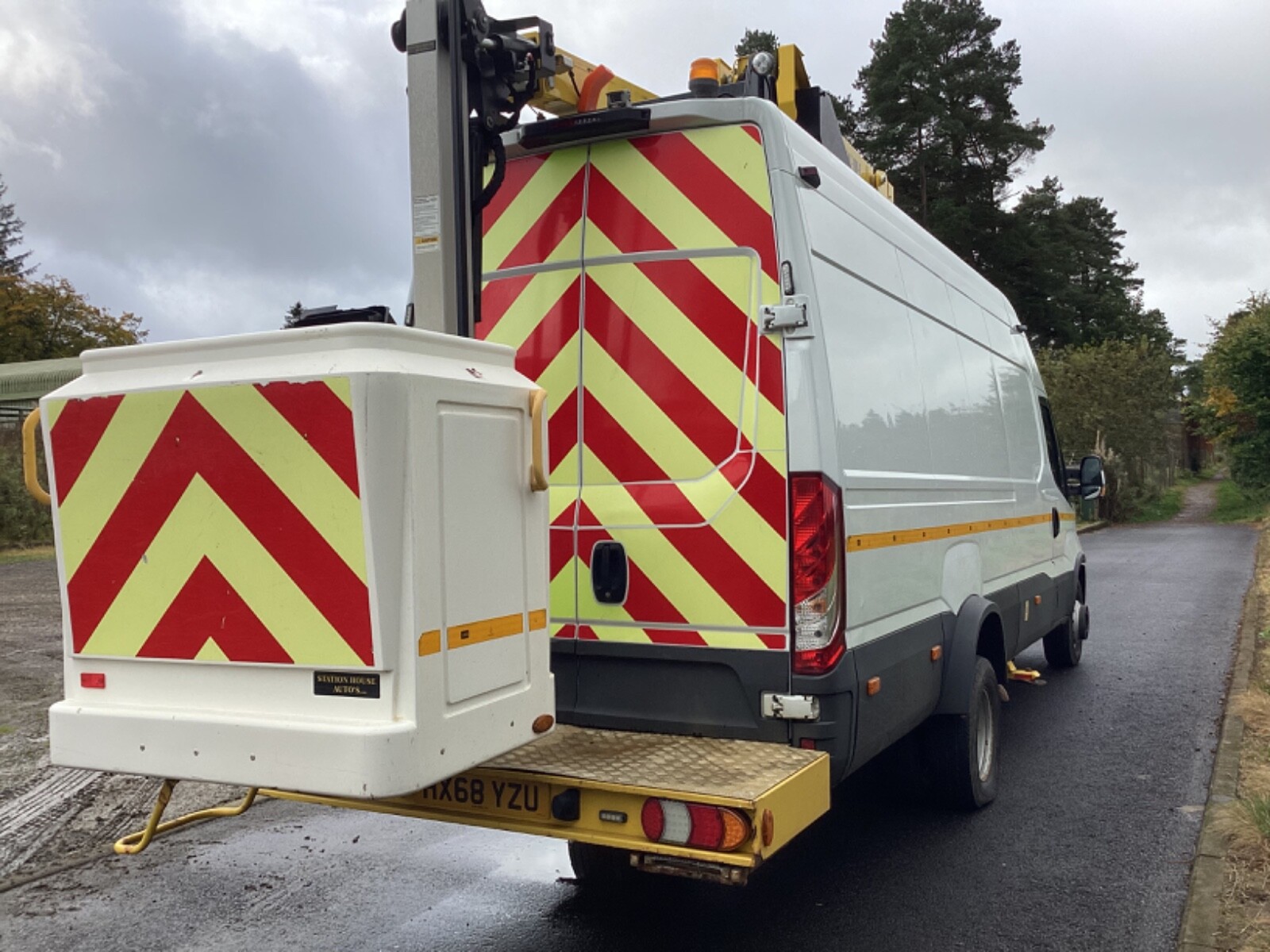 cherry picker van cherrypicker, iveco 16.5m lift 2018 versalift euro 6 ...