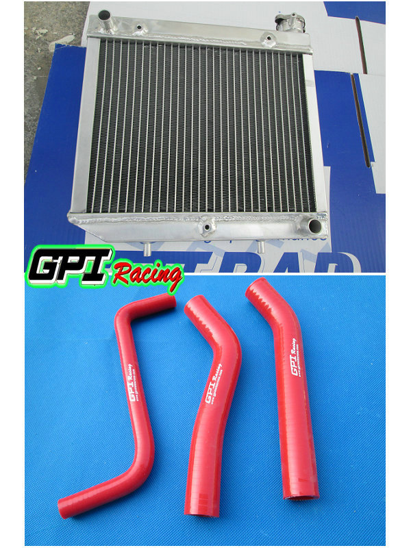 aluminum radiator + hose FOR Honda ATV TRX450R TRX 450 2004-2009 2005 ...