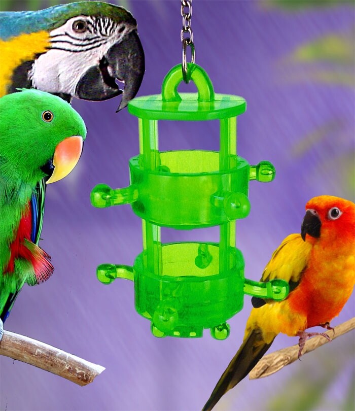 bird foraging toys, parrot forage toy, Bird feeder for treats bird ...