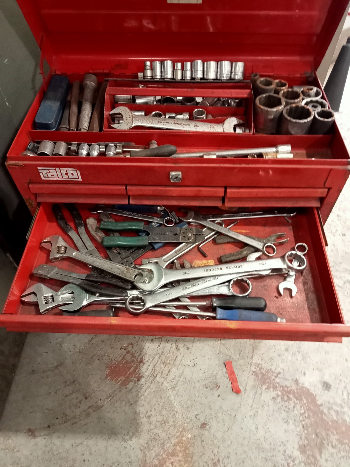 Snap-on KRA 58J 26" Top Box Tool Chest 9 Drawer with Keys. | eBay UK