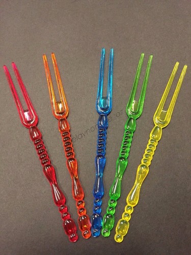 25 x Plastic Catering Appetizer Forks Sticks Cocktail Picnic Party ...