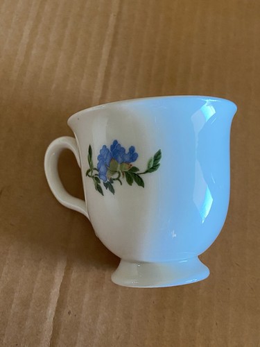 Castleton Demitasse Cup Ivory Flora Pattern With Lyre Mark | eBay