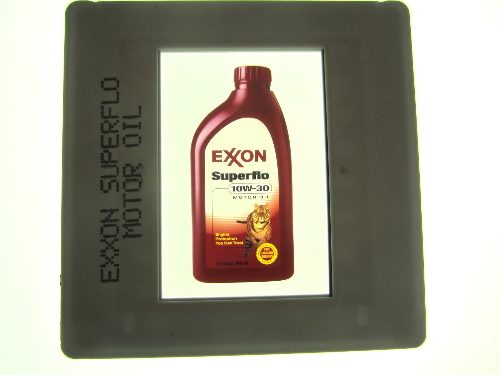 EXXON SUPERFLO OIL PRESS SLIDE | eBay