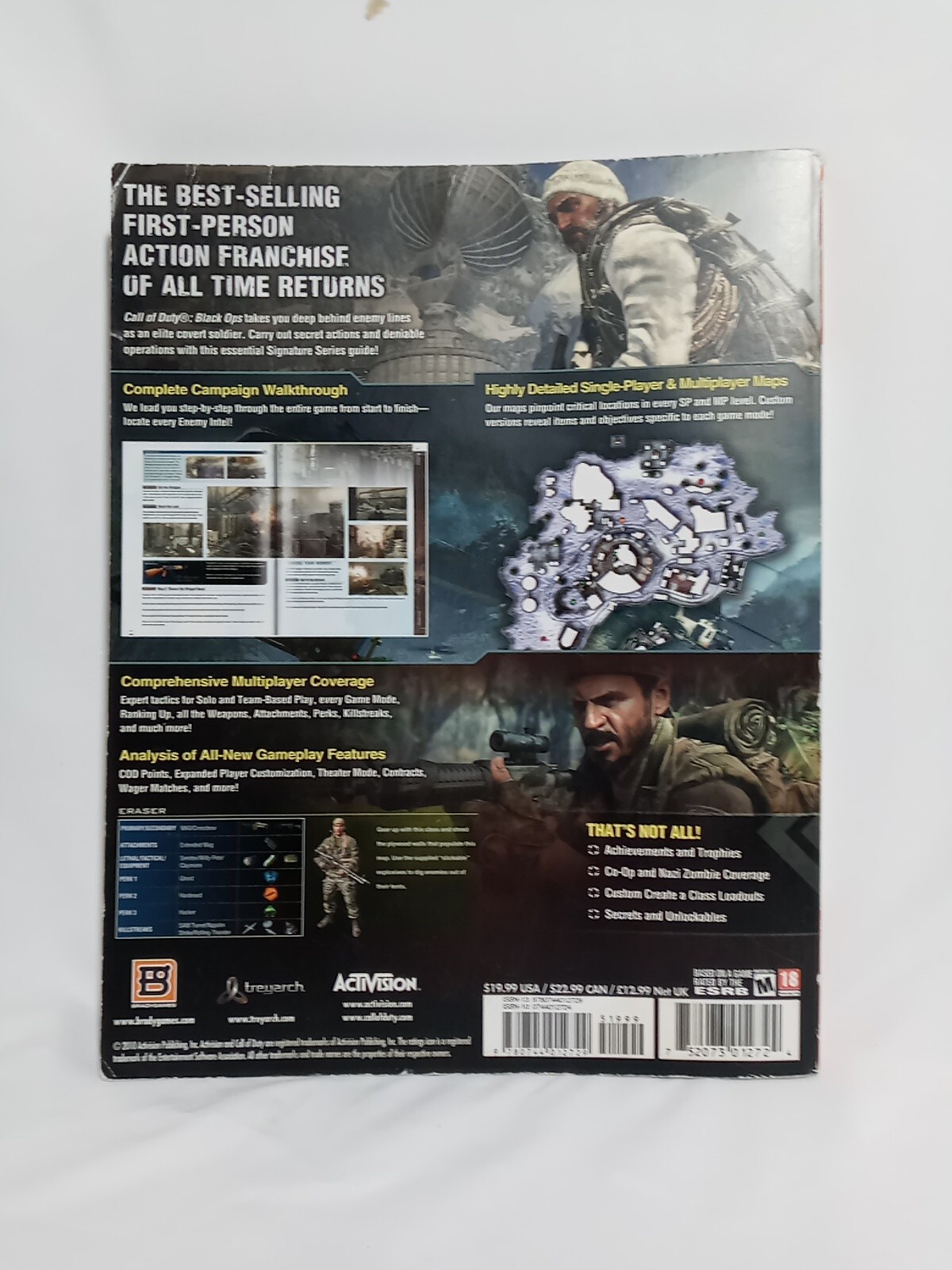 Strategy Guide Call of Duty Black Ops Book Activision Signature Series ...