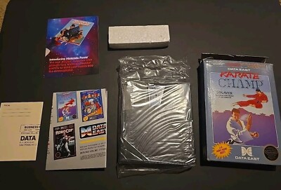 Karate Champ NES Nintendo Complete In Box CIB Authentic! Circle Seal ...
