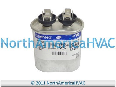 Capcom Capacitor Oval Run 6 uf MFD 370 Volt VAC Fits GE Genteq Z97F5706 ...