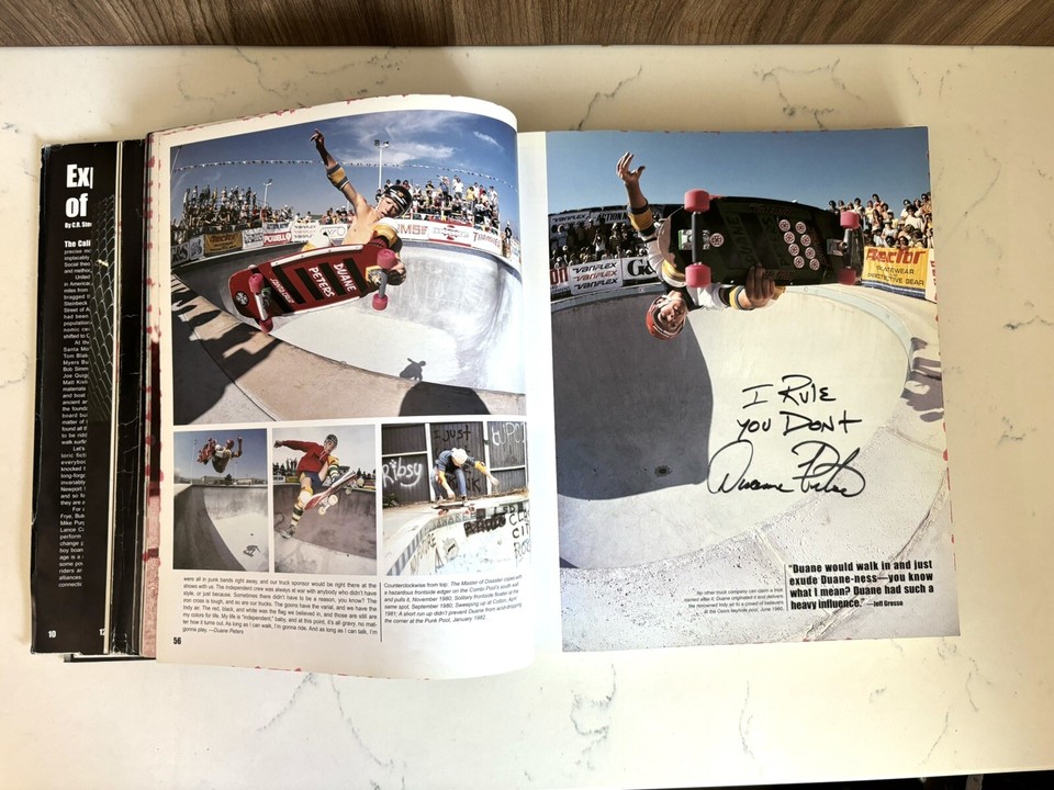 DUANE PETERS PUNK ROCK SKATE INDEPENDENT TRUCKS BOOK | eBay