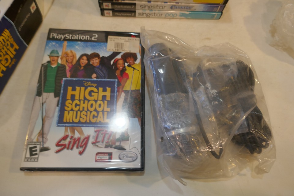 Sing Star , Sing it High School 9 pc Singing Game lot Sony Playstation ...