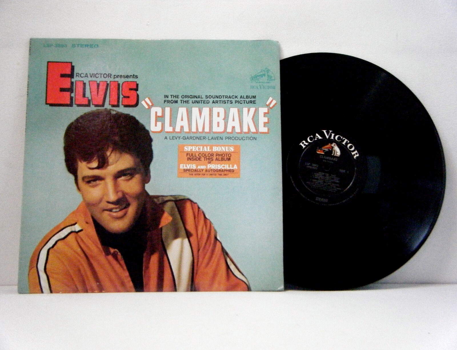 ELVIS PRESLEY LP Clambake Movie Soundtrack 1967 Rca Victor vinyl | eBay