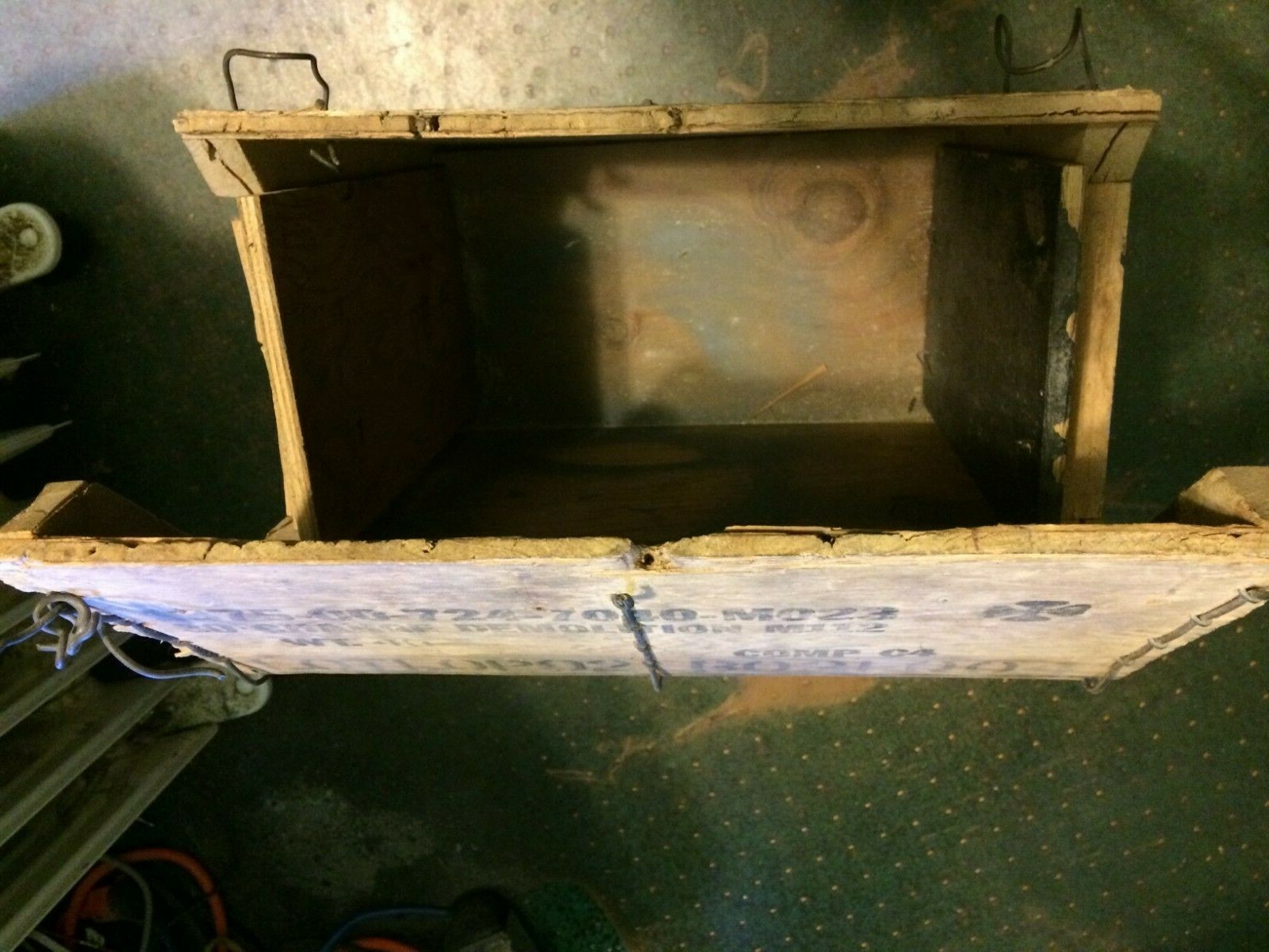 Vintage explosives crate DOD C4 - Early Vietnam era '60-'61 | eBay