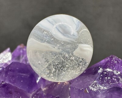 Vintage Master Marble Brushed Patch Marble - White & Clear w/Bubbles ...