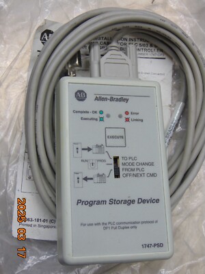 Allen Bradley 1747-PSD PLC Program Storage Device SER. C FRN 3 | eBay