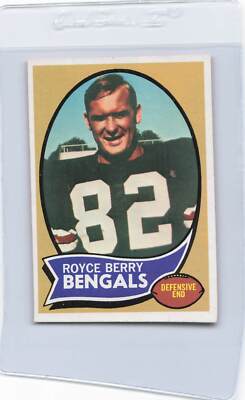 1970 Topps #86 Royce Berry Bengals EX/MT *DA-B1881 | eBay