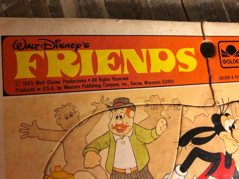 Walt Disney's Friends Frame Tray Puzzle Mickey Minnie Donald Pluto ...