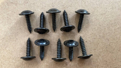 FIT VOLKSWAGEN Black Self-Tapping Screws Flange Pan Head Panel/Body ...