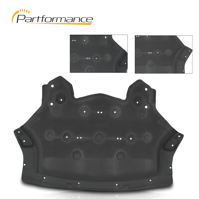 Black Front Engine Splash Shields For 2015 2016 2017-2019 BMW X5 X6 ...