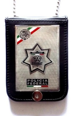 Mexican Obsolete Credential Police Badge Placa Policia Proteccion ...