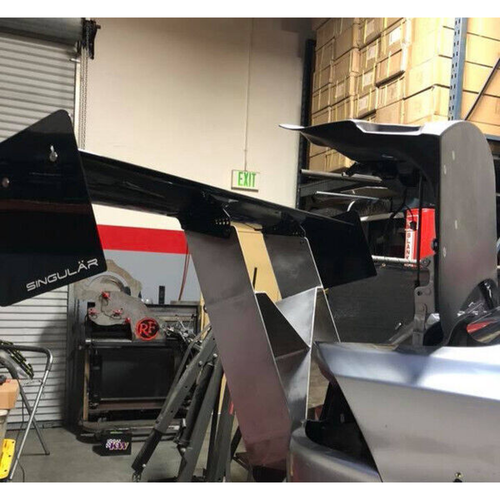 Custom GT Chassis Mounted Wing Setup for Mitsubishi Lancer Evo CZ4A ...