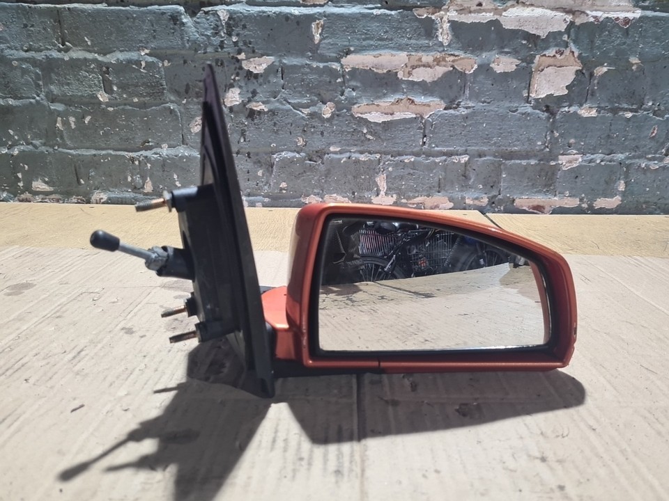 PROTON SAVVY MK1 2006 OS MANUAL MIRROR ORANGE DRIVER SIDE DEFECTIVE REF ...