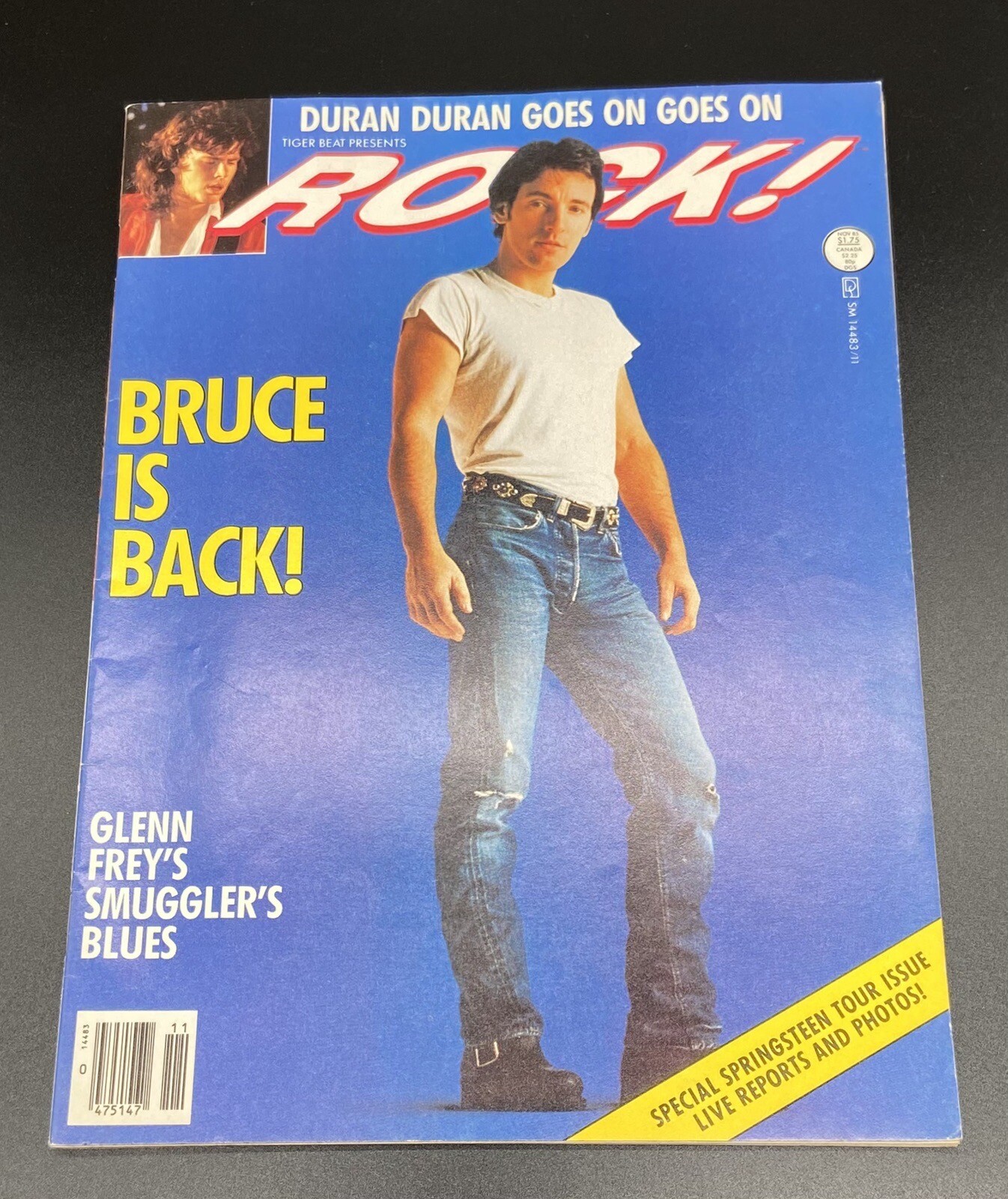 Vtg Tiger Beat Rock Magazine Nov 1985 Bruce Springsteen Glen Frey RUN ...