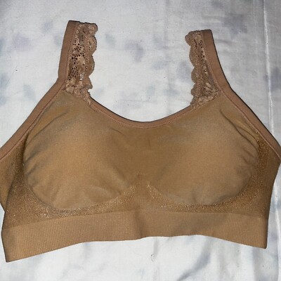 Misses Underoutfit Comfort Coffee Caramel Bra Small Wireless 30A 32A ...