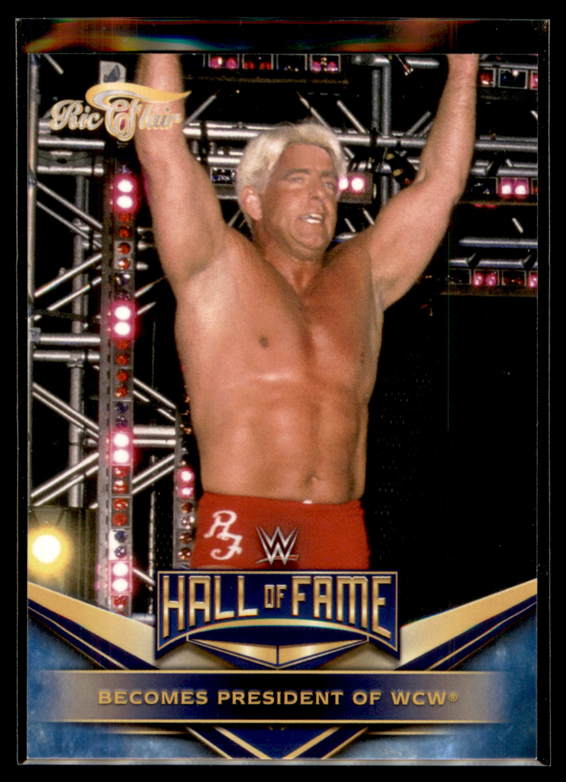 2018 Topps Heritage WWE Wrestling Ric Flair Tribute #23 Becomes ...