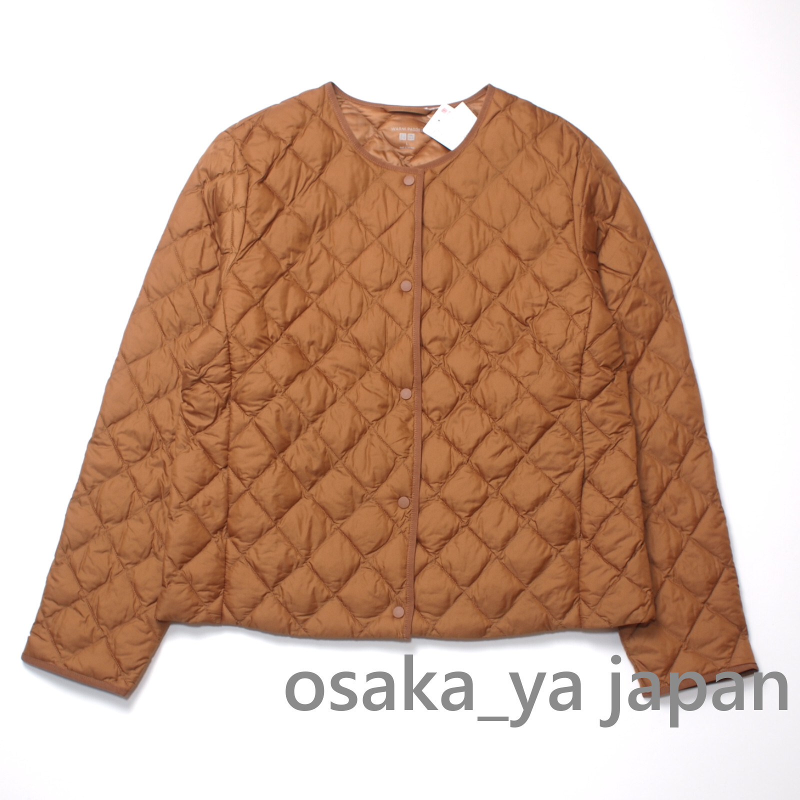 UNIQLO Puff Tech Quilted Jacket Warm Padded OFF WHITE BLACK BROWN OLIVE ...