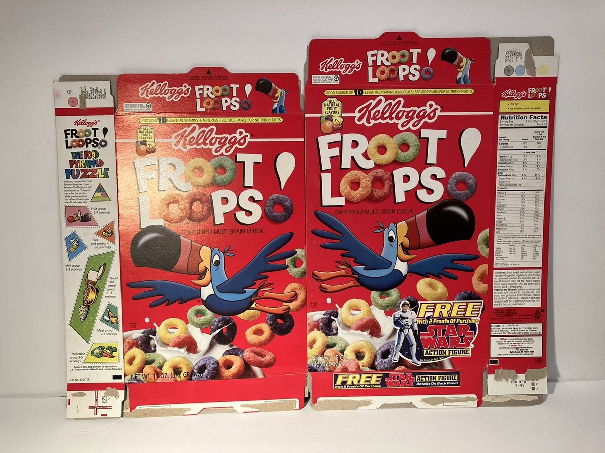 Kellogg's Froot Loops Cereal Box Secret Decoder 1984 Flickr