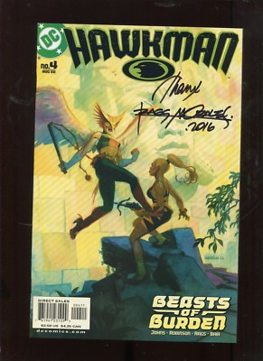 HAWKMAN #4 (9.2) SIGNED BY RAGS MORALES | eBay