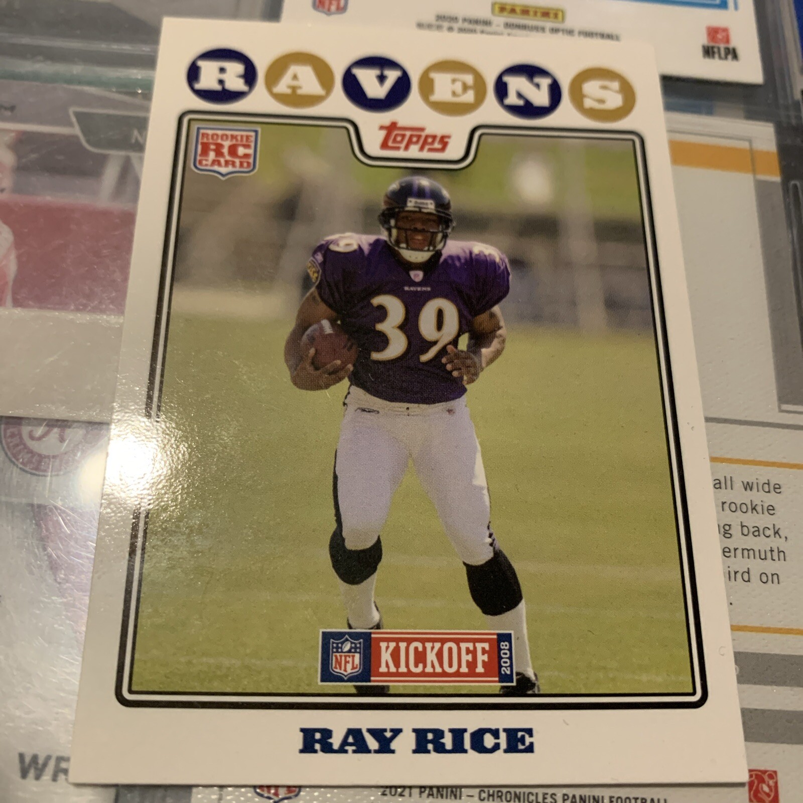 2008 Topps Kickoff Ray Rice Rookie Baltimore Ravens #184 | eBay