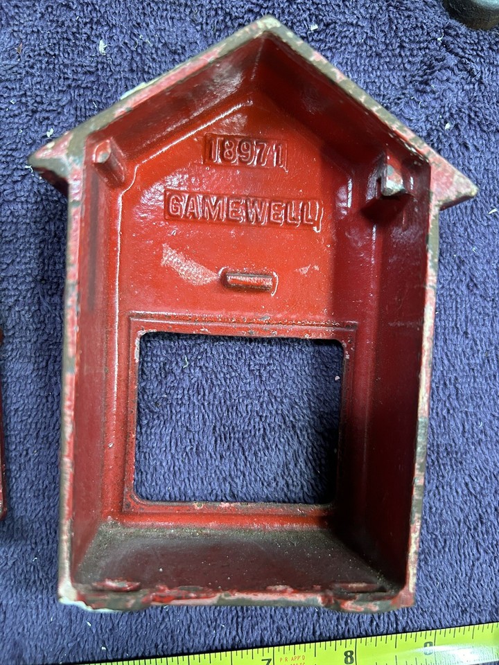 Early 1900's Gamewell Auxiliary Fire Alarm Call Pull Box Cast Iron ...