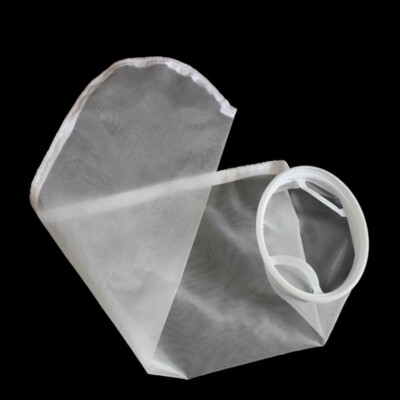 2PCS Nylon Mesh 74 Micron Filter Sock 4 Inch Ring Bag Aquarium Marine ...