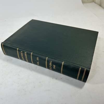 Bound Magazine: Harper's Magazine: July to December 1945 | eBay