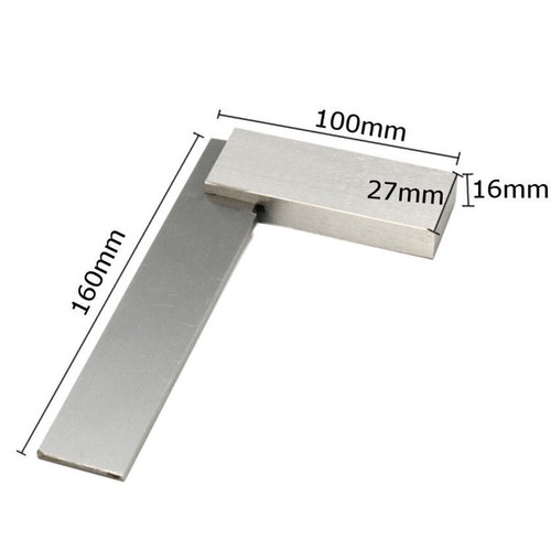 6'' Machinist Square 90º Right Angle Engineer Carbon Steel Measure Tool ...