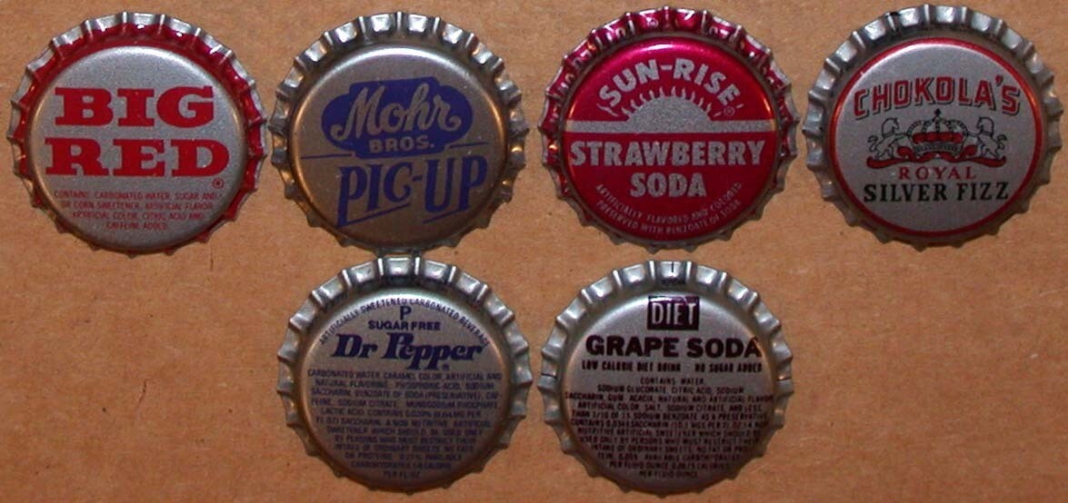 Old Time Soda Pop Caps
