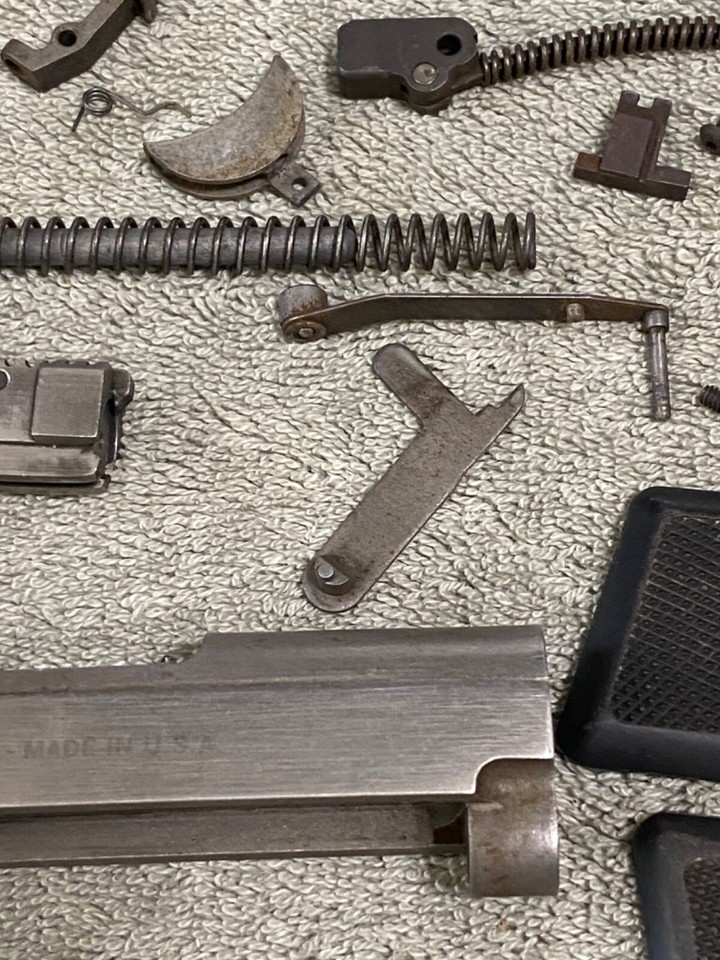 AMT Backup 380 ACP Parts Lot Slide Bolt Hammer Trigger Grip Recoil ...