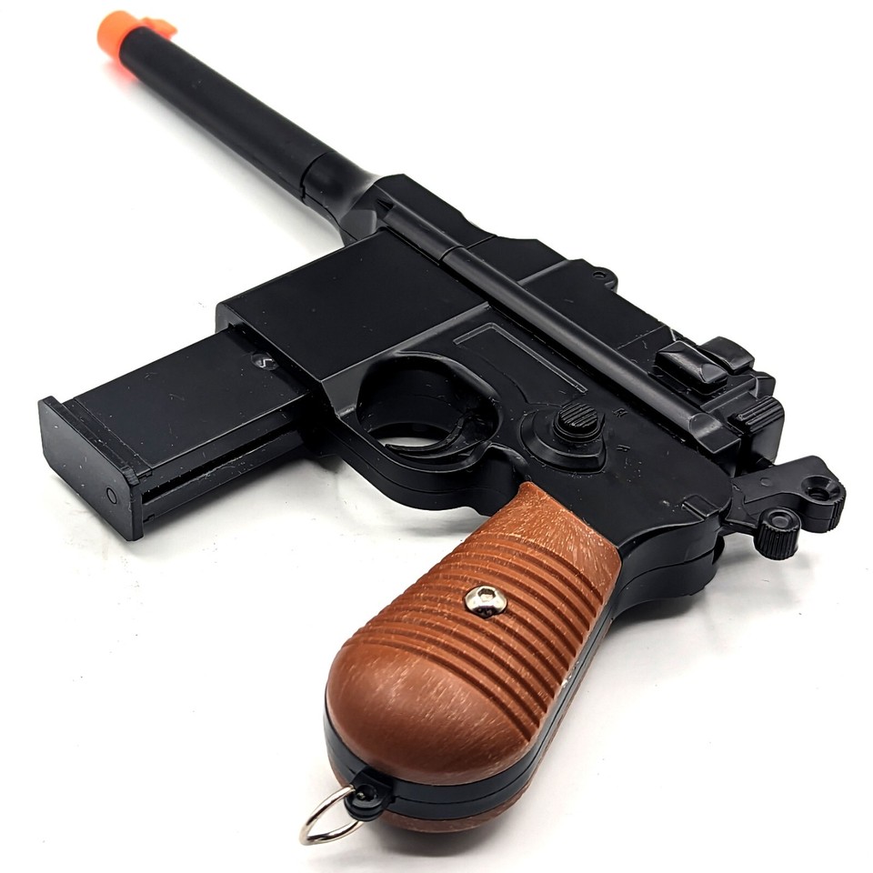UKARMS G12 Ultra-Grade Metal WWII C96 Pistol Airsoft Gun WW2 Role Play ...